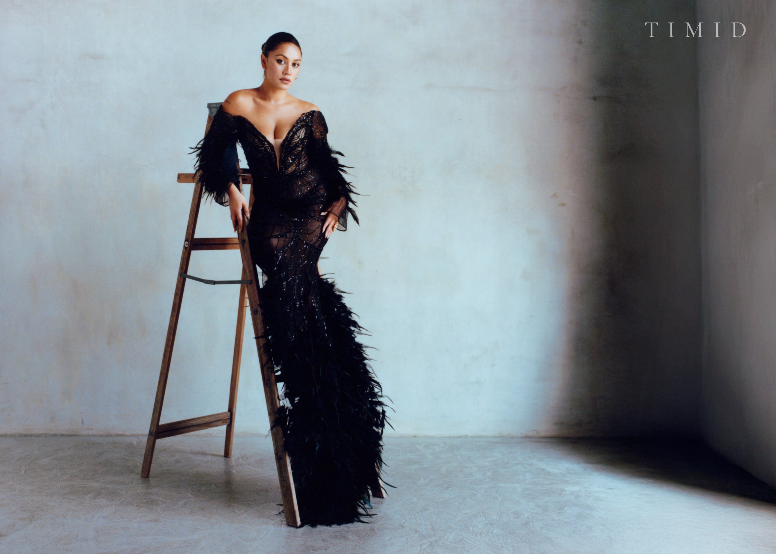 Luciane Buchanan Shines in Nicol Sposa for Timid Magazine